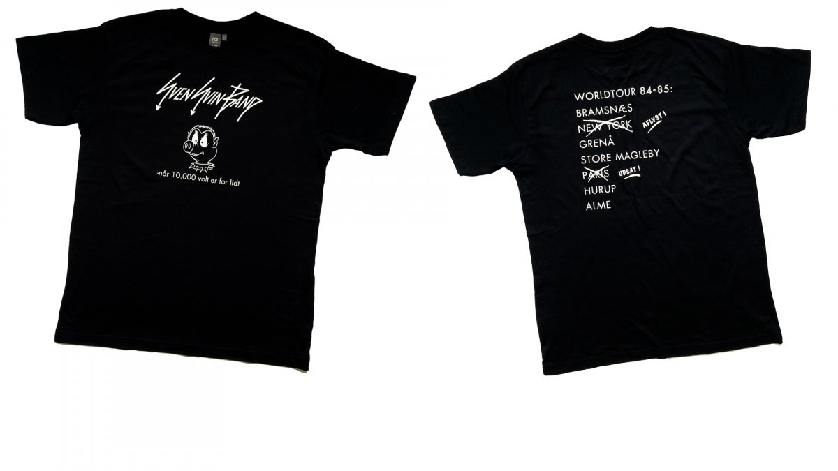 SVEN SVIN BAND TOURSHIRT X-large - SHIRTS & JAKKER - WIKKE & RASMUSSEN ...