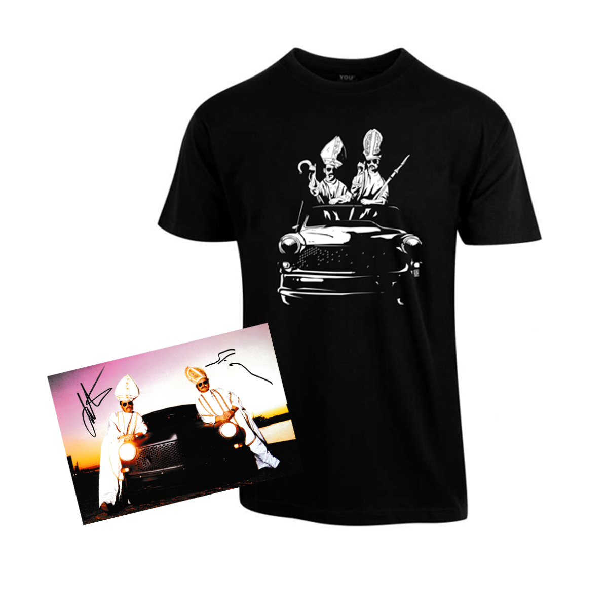 BRDR. BISP PAKKEN: foto og t-shirt str. L - SHIRTS & JAKKER - WIKKE & RASMUSSEN WEBSHOP